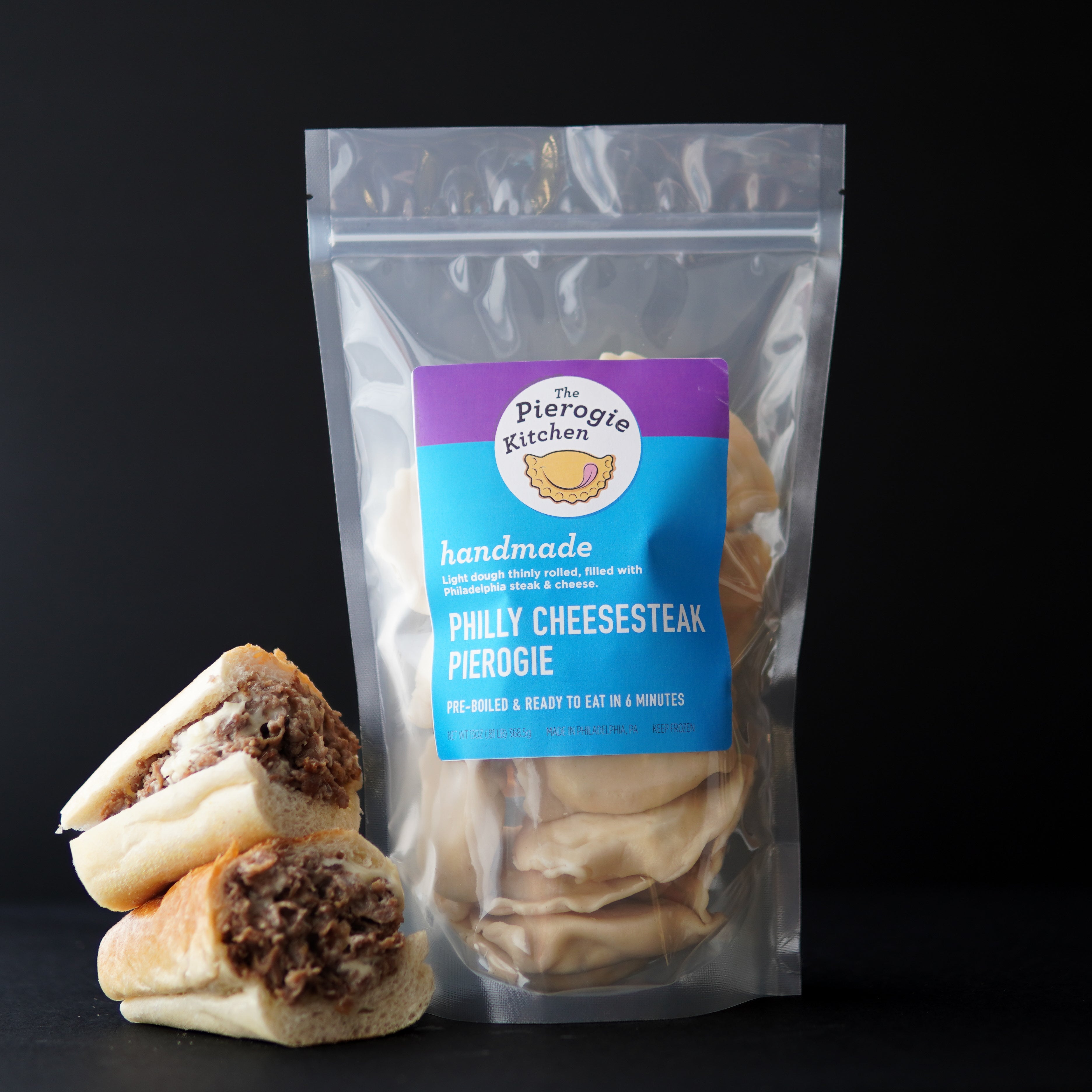 Philly Cheesesteak Pierogie [Frozen] – The Pierogie Kitchen, Inc